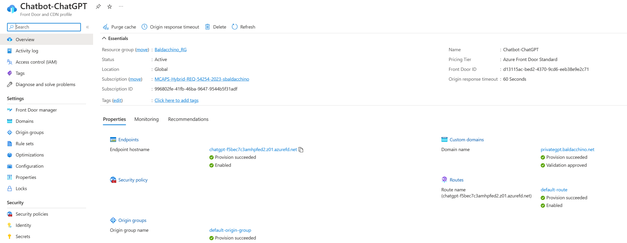 Building a Private ChatGPT Interface With Azure OpenAI – Baldacchino ...