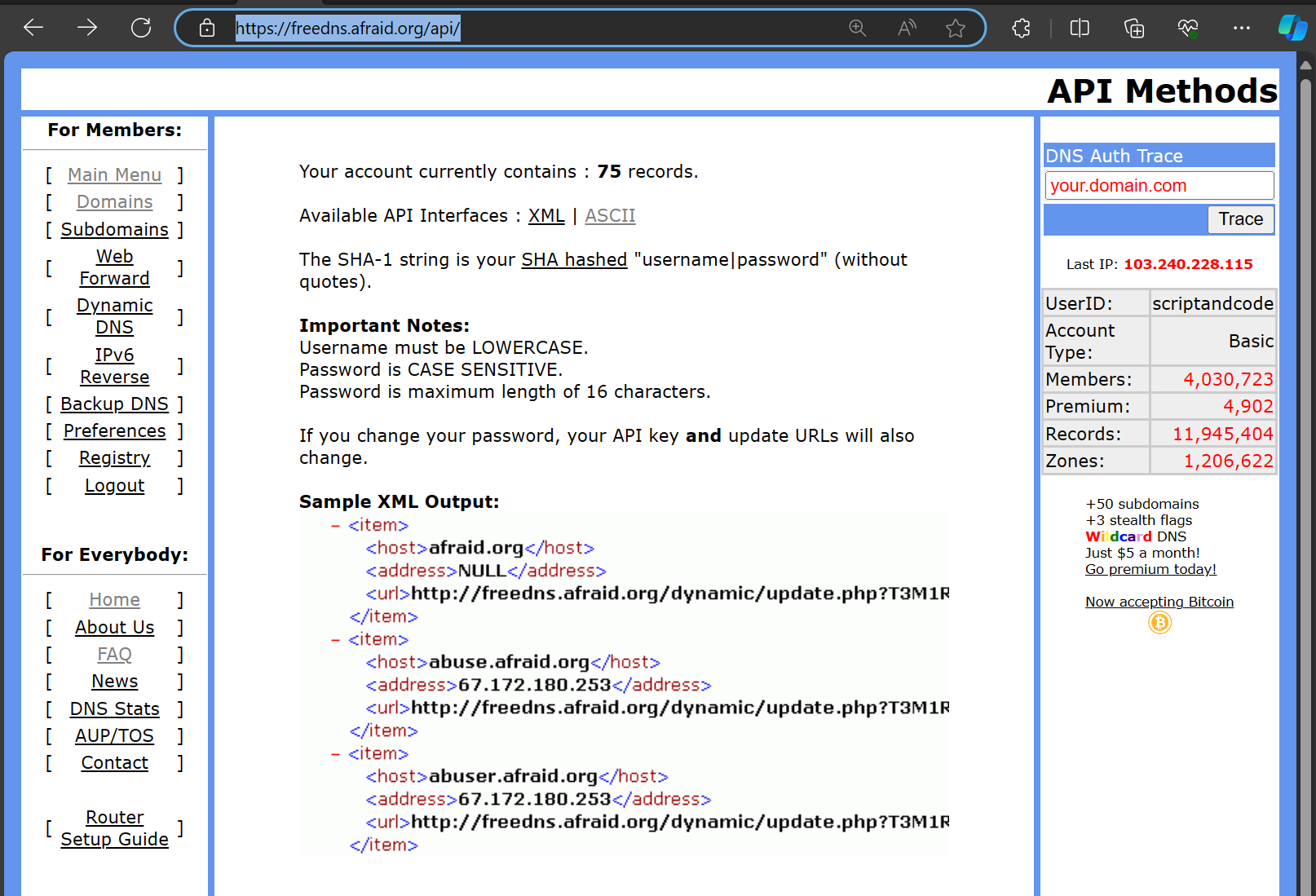 Updating a DNS A Record Based On Your Home IP Address Using FreeDNS , Amazon Route53 and Azure ...