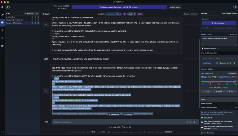 Building a GitHub CoPilot (Equivalent) Using LM Studio, Ollama & Continue Running On Apple ...