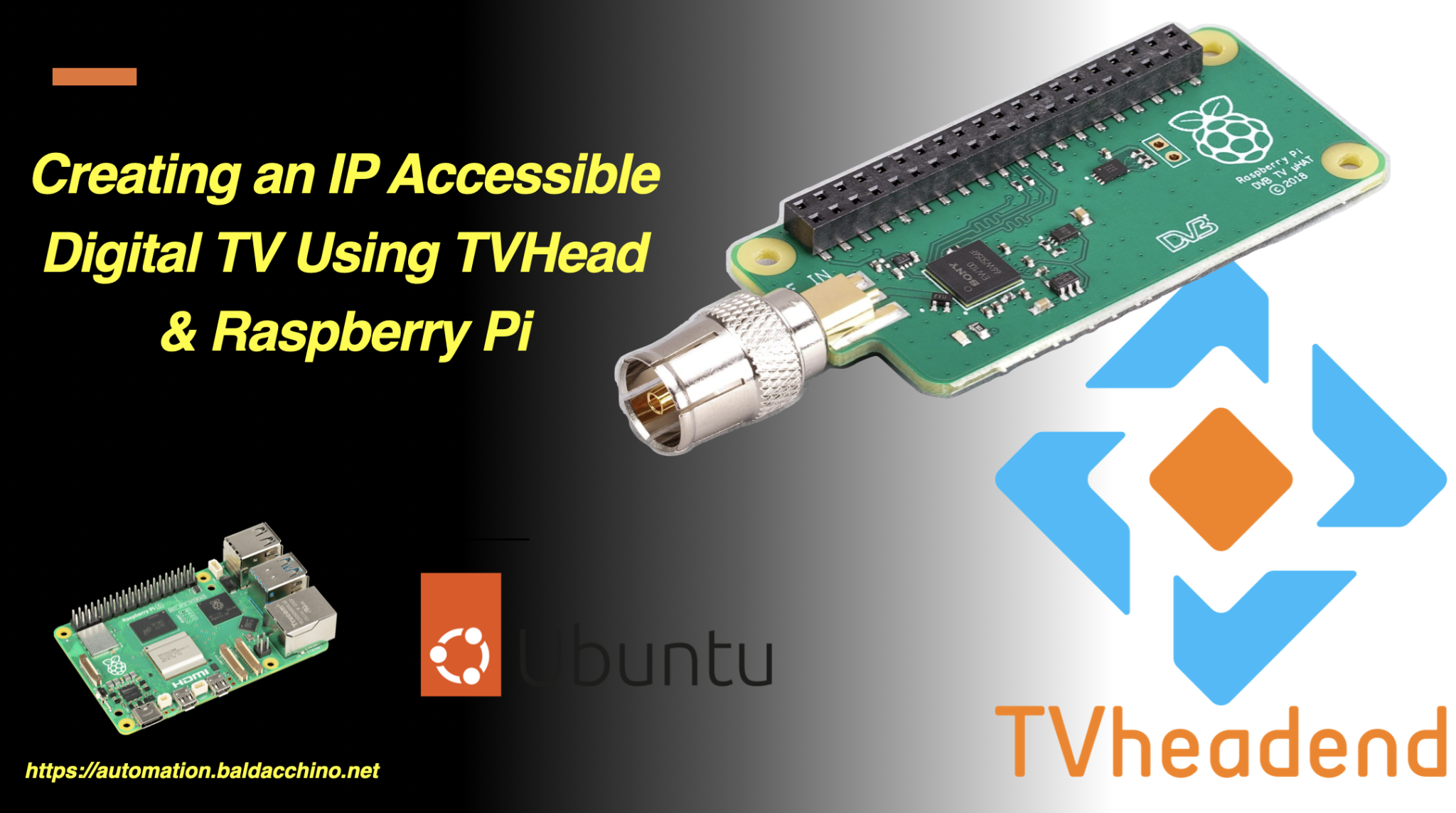 Installing TvHead End On a Raspberry Pi5 with Ubuntu 24.04 LTS – Baldacchino Automation