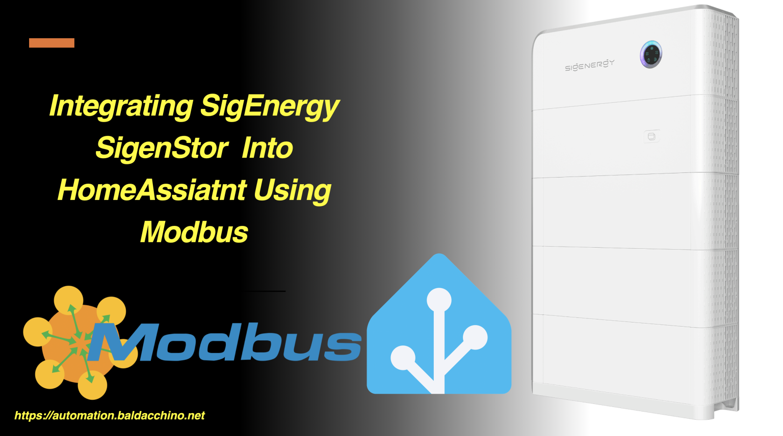 Integrating SigEnergy SigenStor Into Home Assistant Using Modbus – Baldacchino Automation